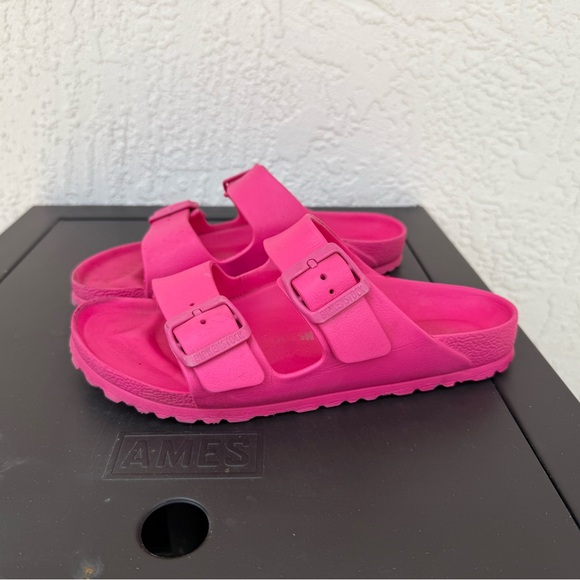 Birkenstock | Shoes | Birkenstock 38 Ultralight Pink Slides Sandals 7 ...